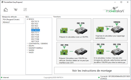 RocketStart Mini CAN BUS RENAULT & PSA EMULATOR USB